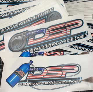 DSP Turbo Decal - Driven Speed Performance