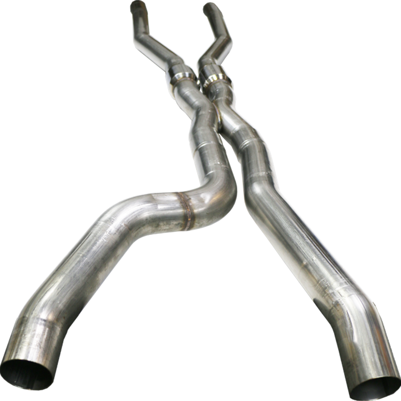 TSP 09-14 CTS-V 2" Long Tube Headers & 3" Catted X-Pipe - 304 Stainless ...